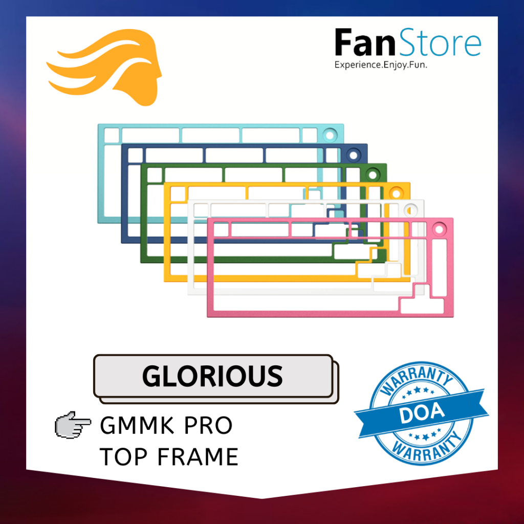 FANSTORE GLORIOUS GMMK PRO Top Frame CNC Machined Aluminum Keyboard ...