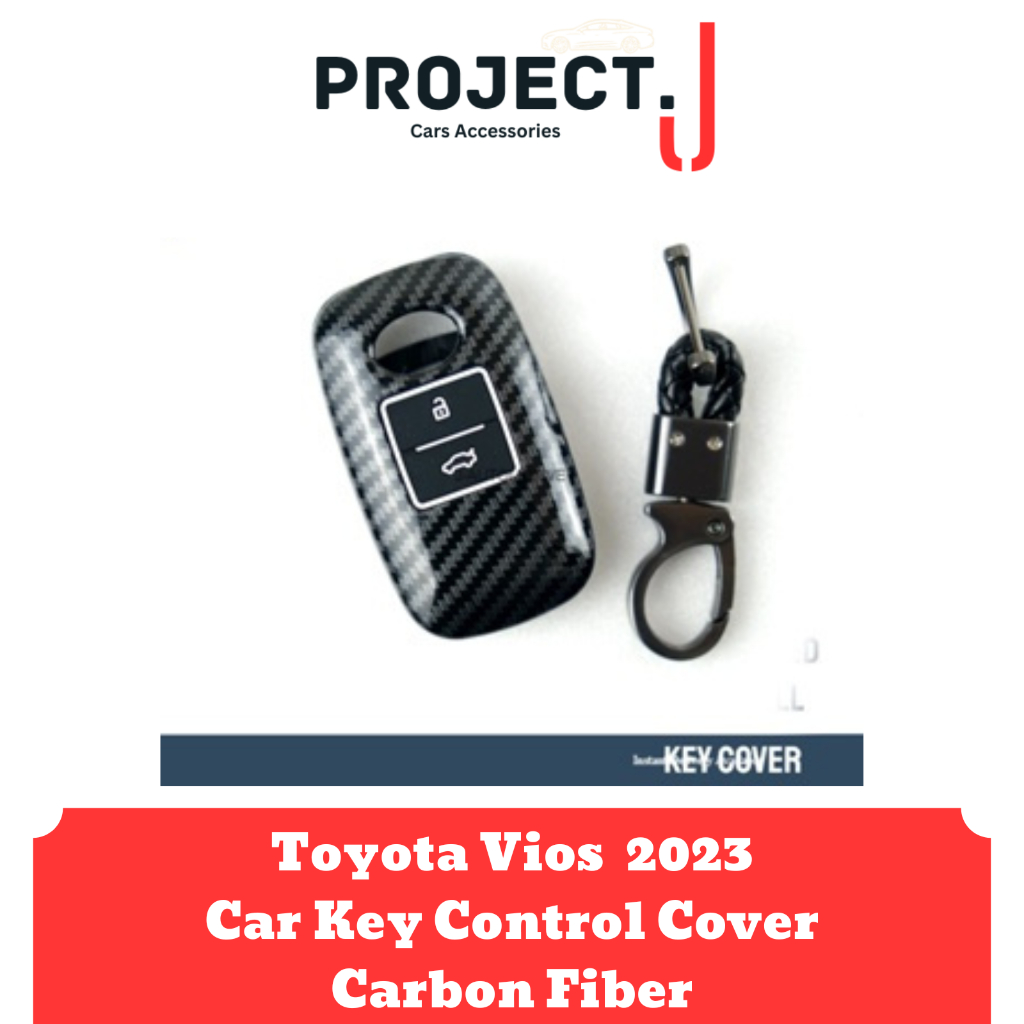 Project J Toyota Vios 2023 Carbon Fiber Keyless Remote Car Key Control ...
