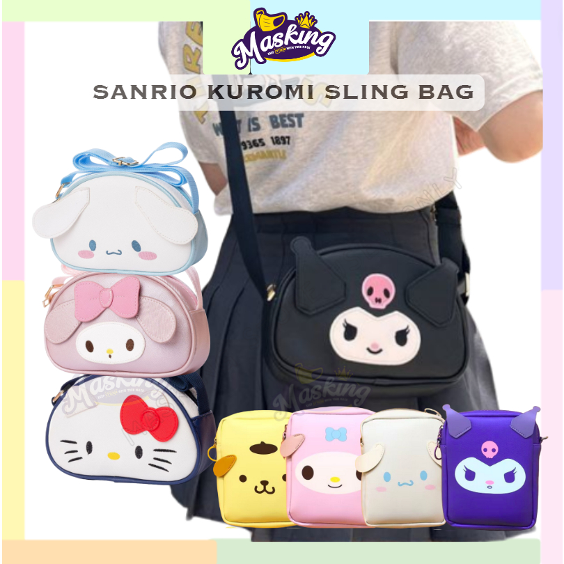 SANRIO Beg Budak Perempuan Kuromi Cartoon Corssbody Kids Sanrio Kuromi ...