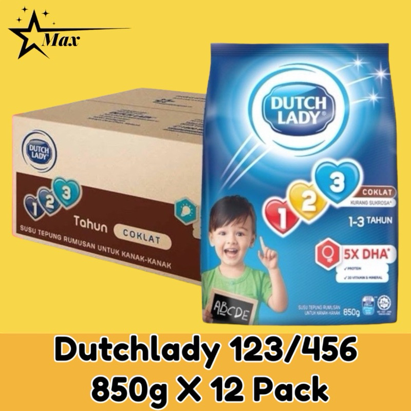 Dutchlady 123/456/6+ 850g X 12 Pack | Shopee Malaysia