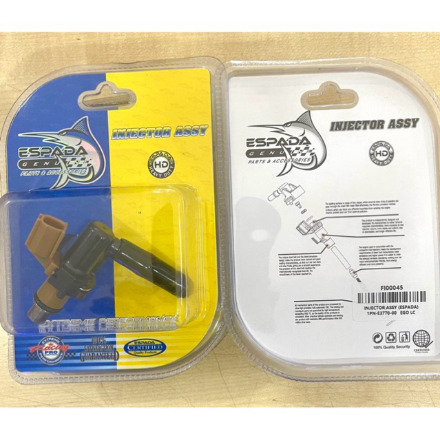 YAMAHA EGO-LC FUEL INJECTOR ASSY (INCLUDE INJECTOR & HOLDER) -1PN-E3770 ...