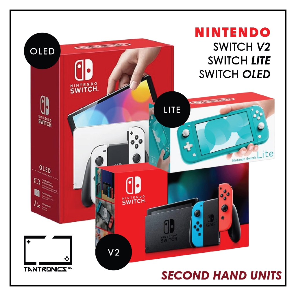 Nintendo switch used consoles | Shopee Malaysia