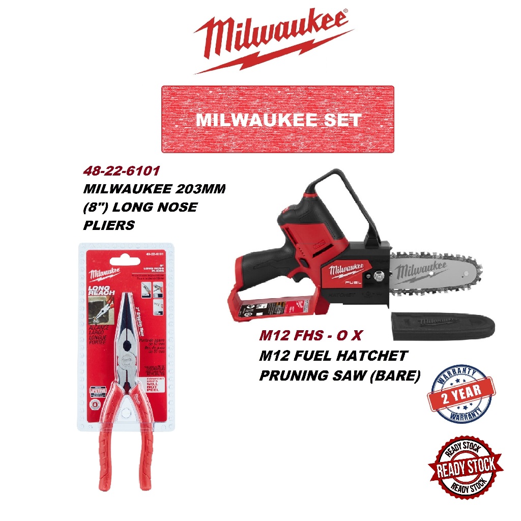 M12 FHS - 0X - M12 FUEL HATCHET PRUNING SAW (BARE TOOL) + 48-22-6101 ...