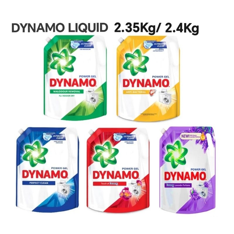 DYNAMO Liquid Detergent Refill Pack 2.35kg / 2.4kg | Shopee Malaysia