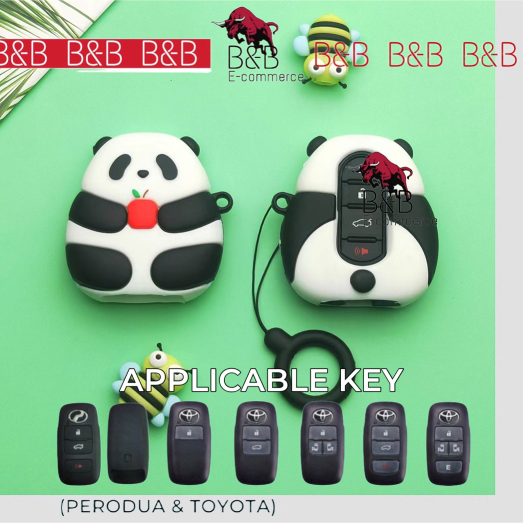PERODUA ATIVA MYVI BEZZA AXIA ALZA VELOZ ARUZ Car Key Cover Cartoon ...