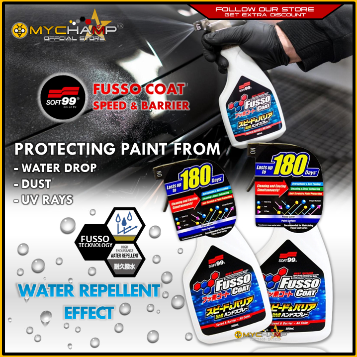 SOFT99 Fusso Coat Speed & Barrier Hand Spray Coating 500ml - Luxury ...