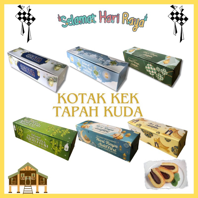 (🔥50%OFF🔥)Ramadan/Kotak Raya/Kek Tapak Kuda Hari Raya 10 Inch Kek Lapis ...
