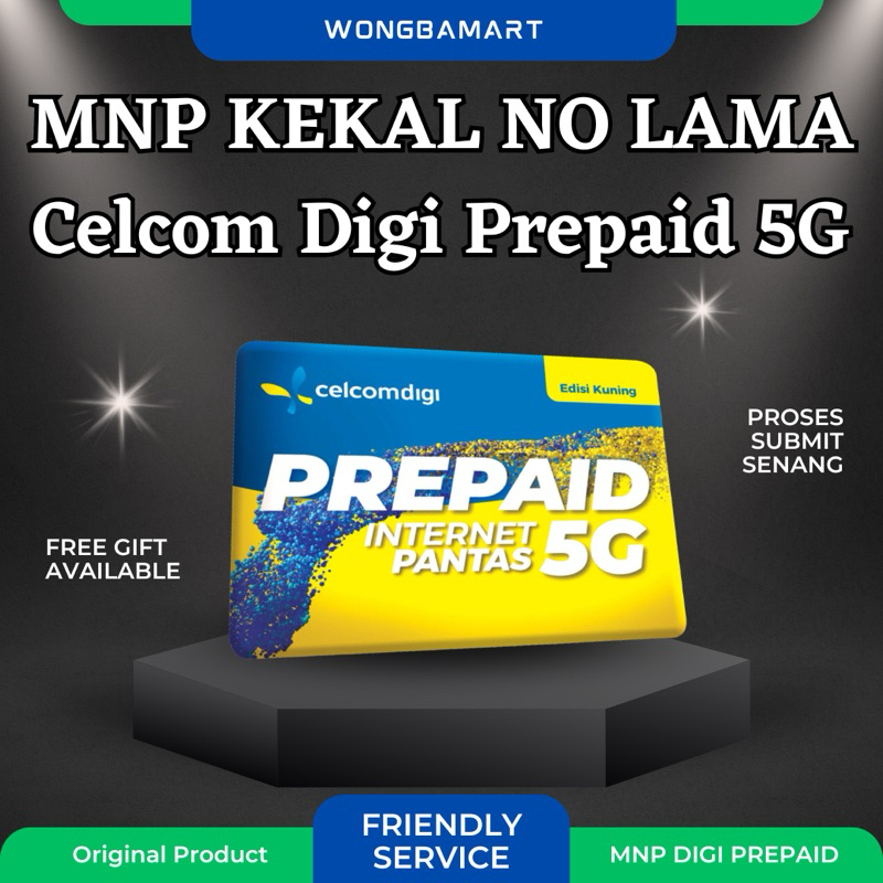 CelcomDigi prepaid 5G mnp use old number / kekal guna nombor lama Digi ...