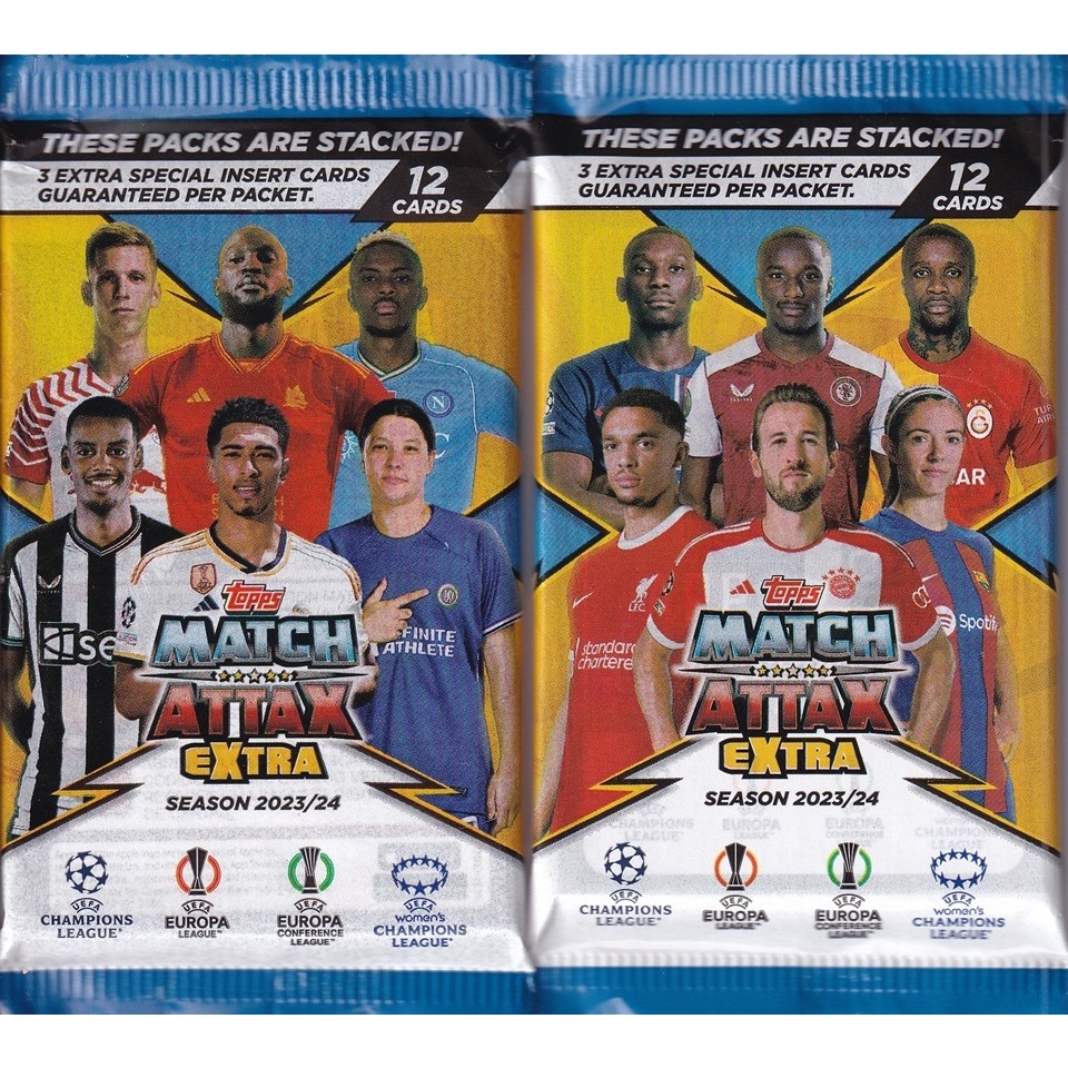 🔥READY STOCK🔥 [Card packet] 2023/24 Match Attax Extra Football Cards ...