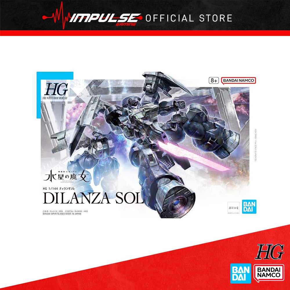 Bandai HG 1/144 Dilanza Sol (5065113) / Mobile Suit Gundam The Witch ...