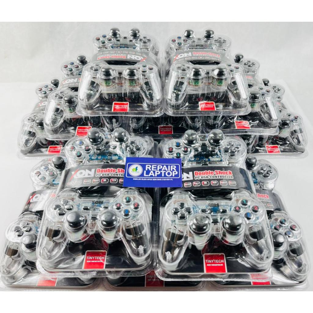New Tinytech GP-XON005D USB Double Shock PC GamePad Controller (Double ...