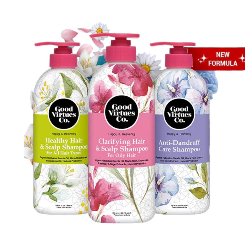 Good Virtues Co. [GVC] Haircare Shampoo 300ml / 700ml | Shopee Malaysia