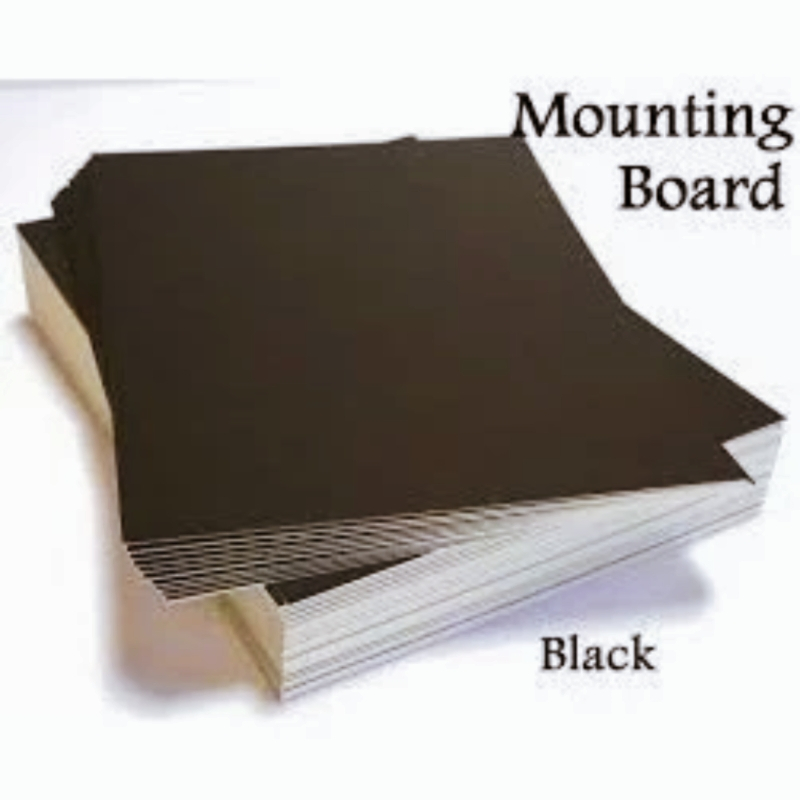 Mounting Board Black A4 / A3 / KAD TEBAL/ Card Board / Chip Board ...