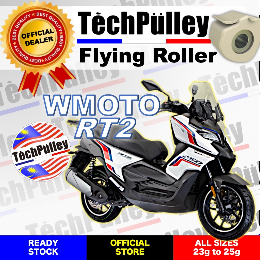 𝑻𝒆𝒄𝒉𝑷𝒖𝒍𝒍𝒆𝒚 𝑺𝒄𝒐𝒐𝒕𝒆𝒓 𝑪𝑽𝑻 𝑭𝒍𝒚𝒊𝒏𝒈 𝑹𝒐𝒍𝒍𝒆𝒓 for WMOTO RT2 Tech Pulley | Shopee Malaysia