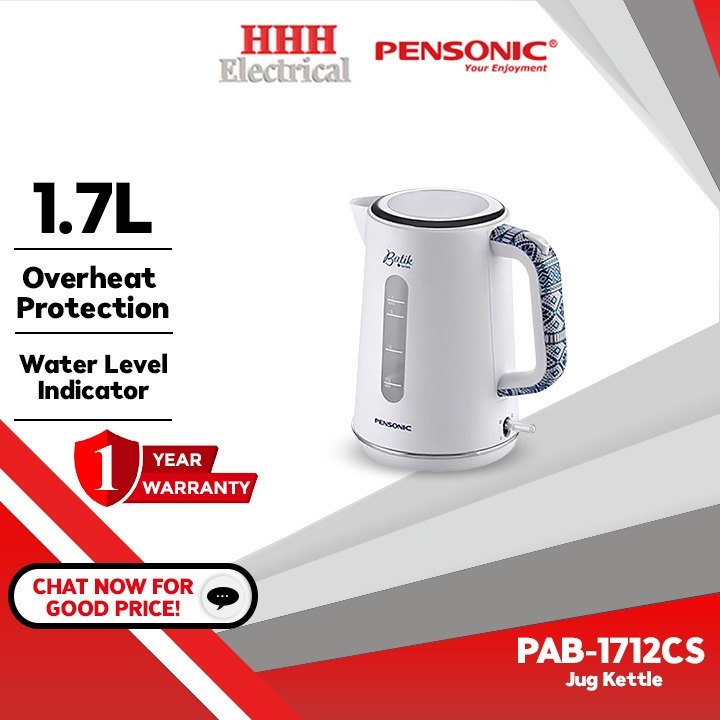 Pensonic Electric Jug Kettle Batik Series (1.7L) PAB-1712CS Cerek ...