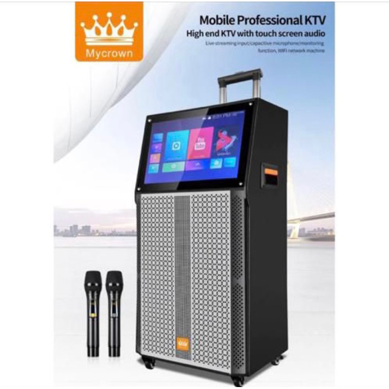 🔥MYCROWN🔥KTV SCREEN KARAOKE SPEAKER | Shopee Malaysia