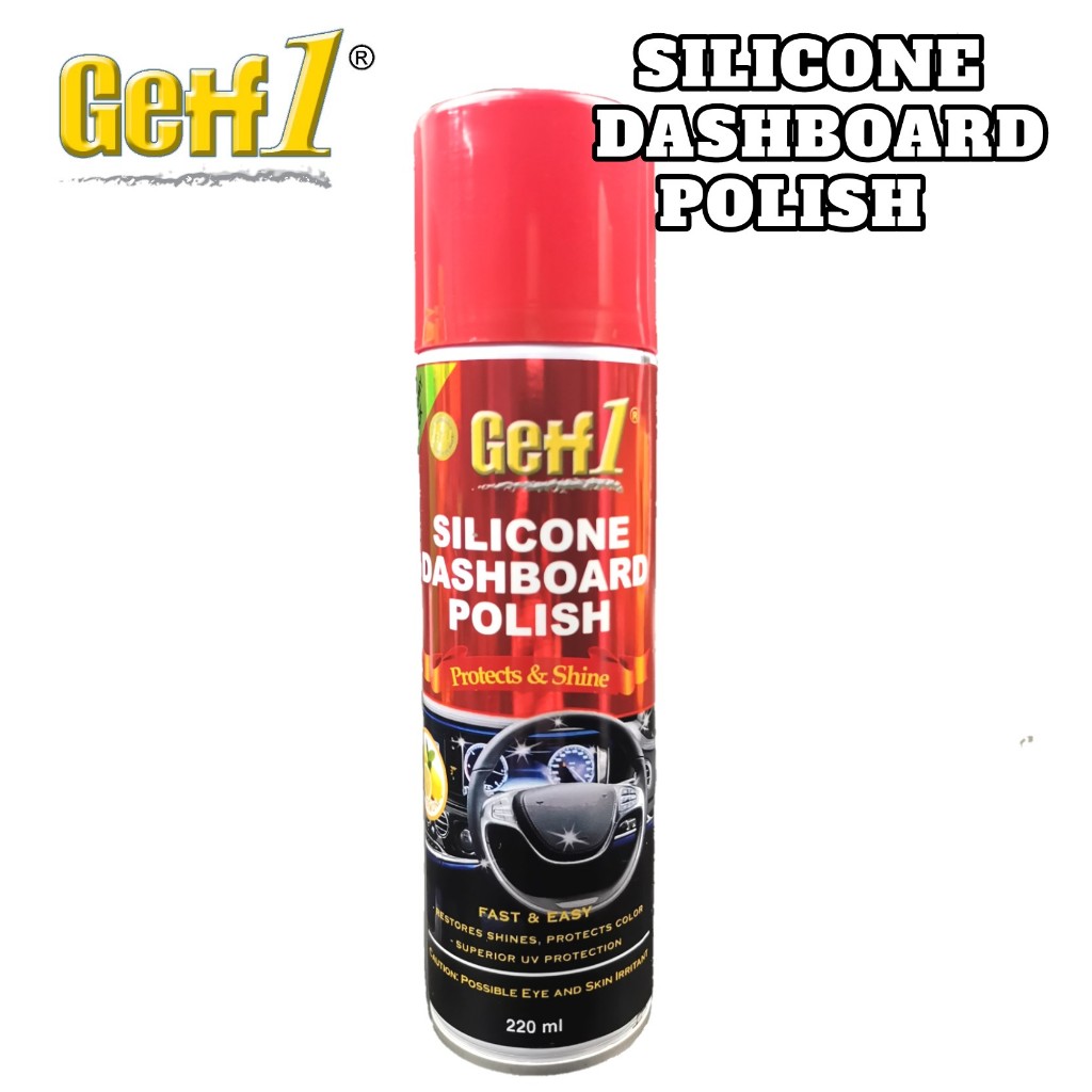 Getf1 Silicone Dashboard Polish 220ml Pengilat Papan Pemuka Silikon ...