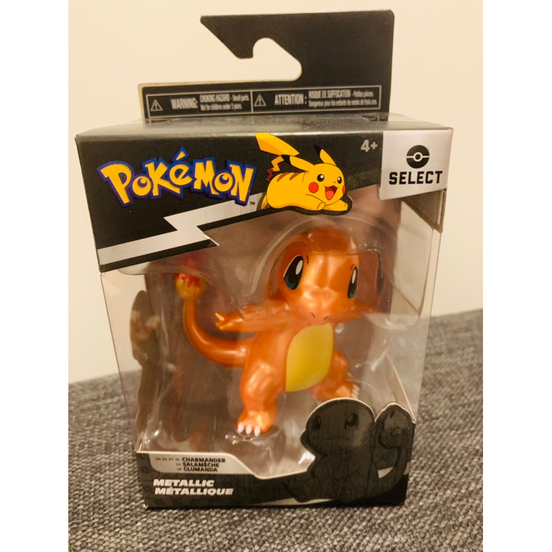 Pokemon Select Battle Figure Metallic Charmander Series 1 Action Figure ...