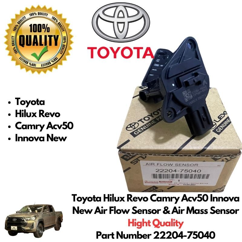 Original Toyota Hilux Revo Camry Acv50 Innova New Air Flow Sensor & Air ...