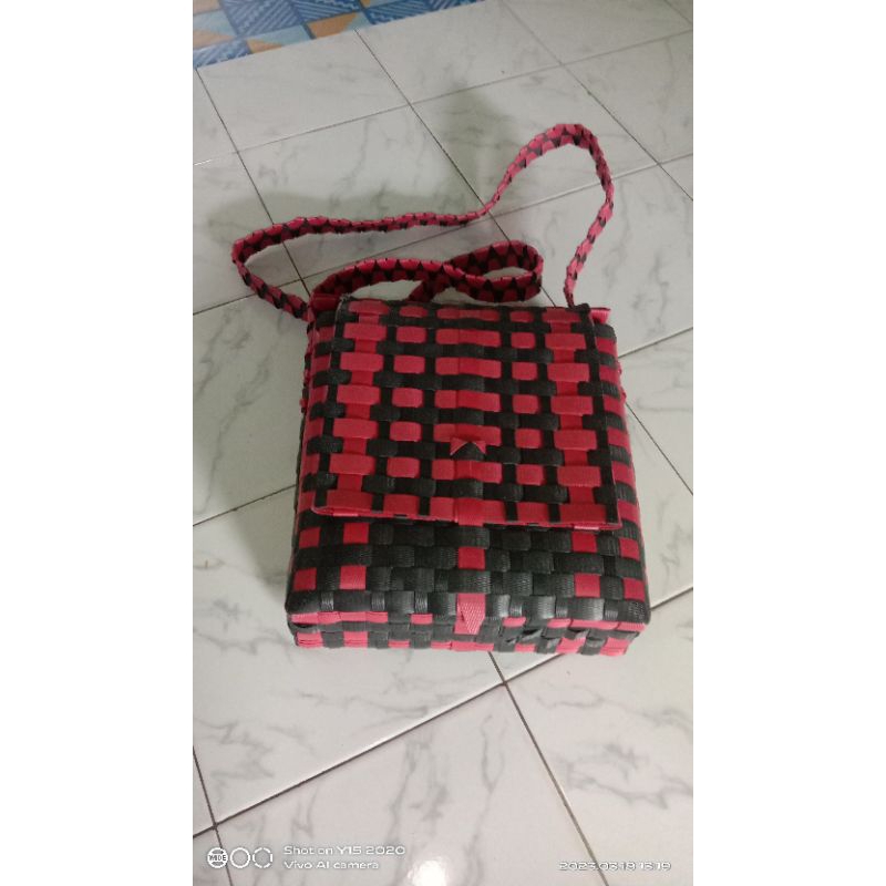 Beg Silang Anyaman Plastik | Shopee Malaysia