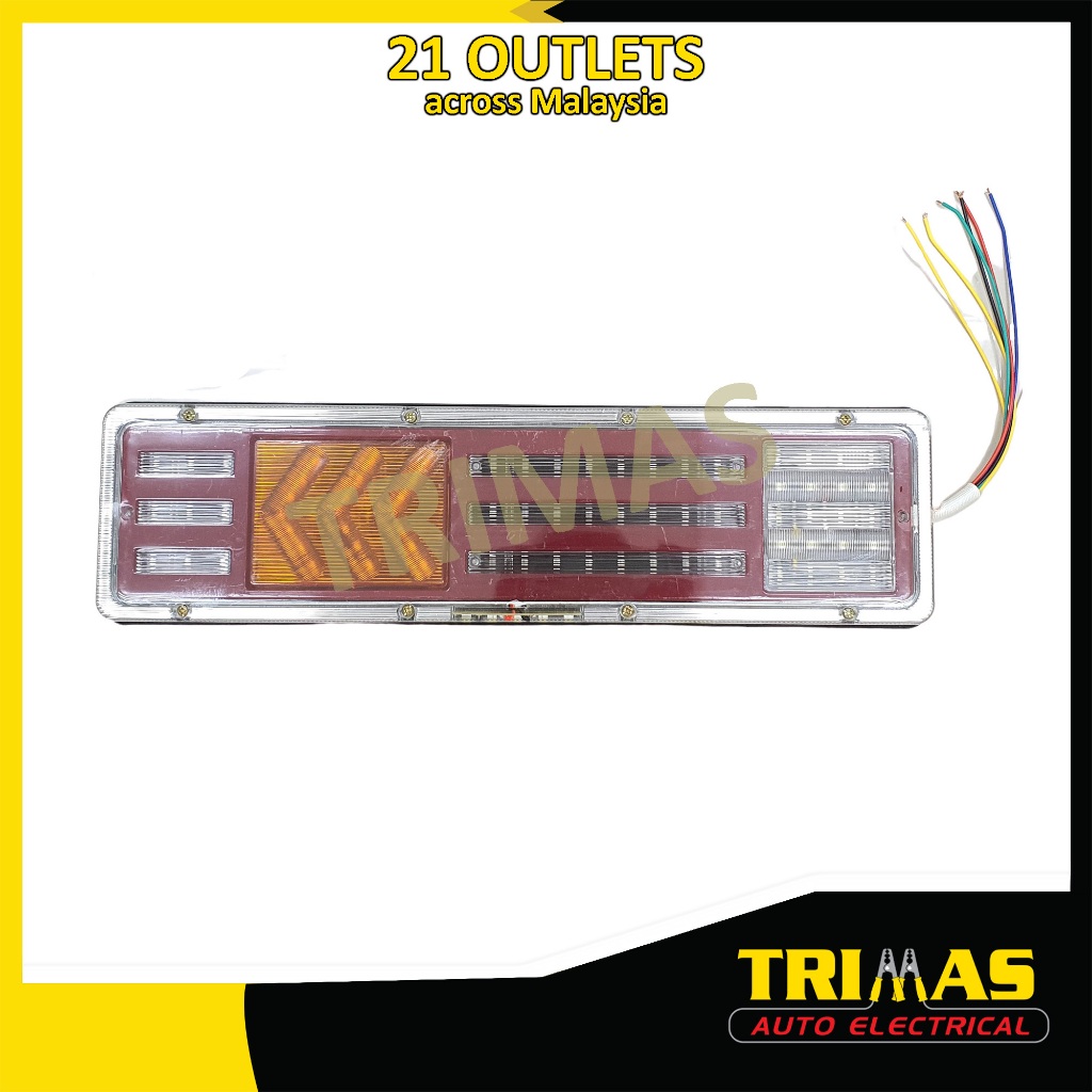 24V Arrow LED Anti Smash Hino Tata Fuso Truck Trailer Rear Tail Stop ...