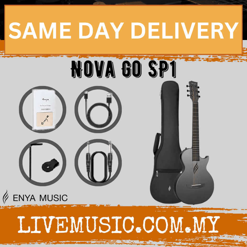 Enya Nova Go Guitar SP1 Carbon Fiber Acoustic-Electric Guitar ...