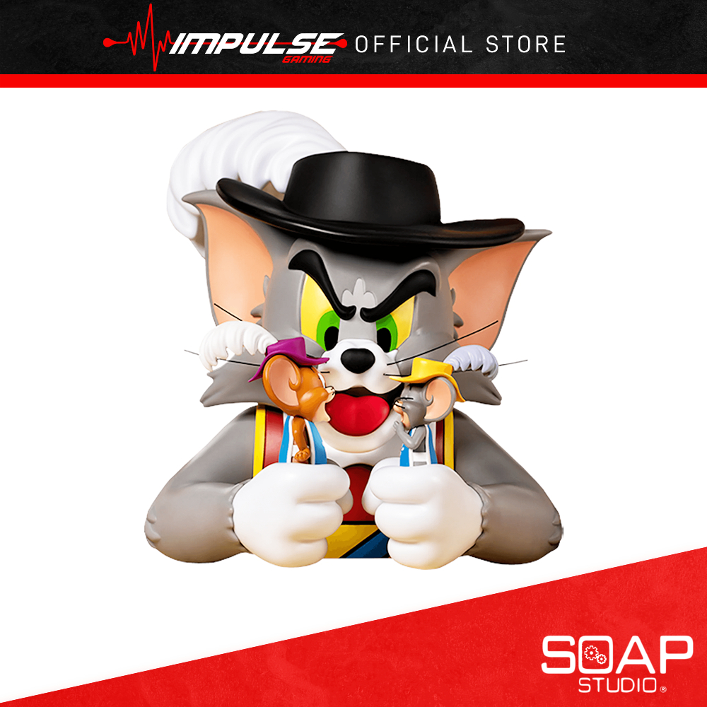 Soap Studio CA109 Tom and Jerry Musketeers Vinyl Bust Figure Statue ...