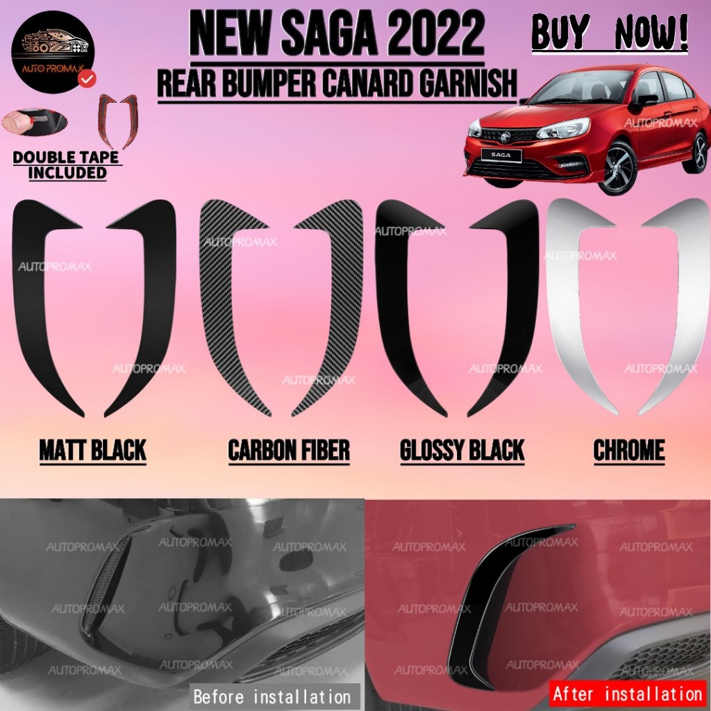 AUTOPROMAX new proton saga MC2 2021-2024 facelift car rear bumper ...