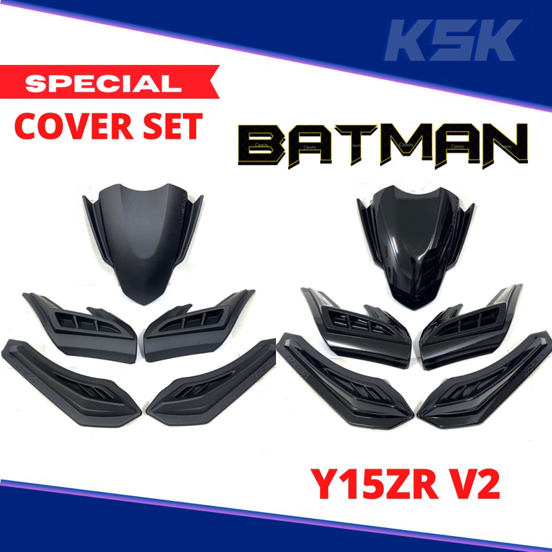 Cover Set Y15ZR V2(BATMAN)(Special Edition)(Original)(Matte Black ...