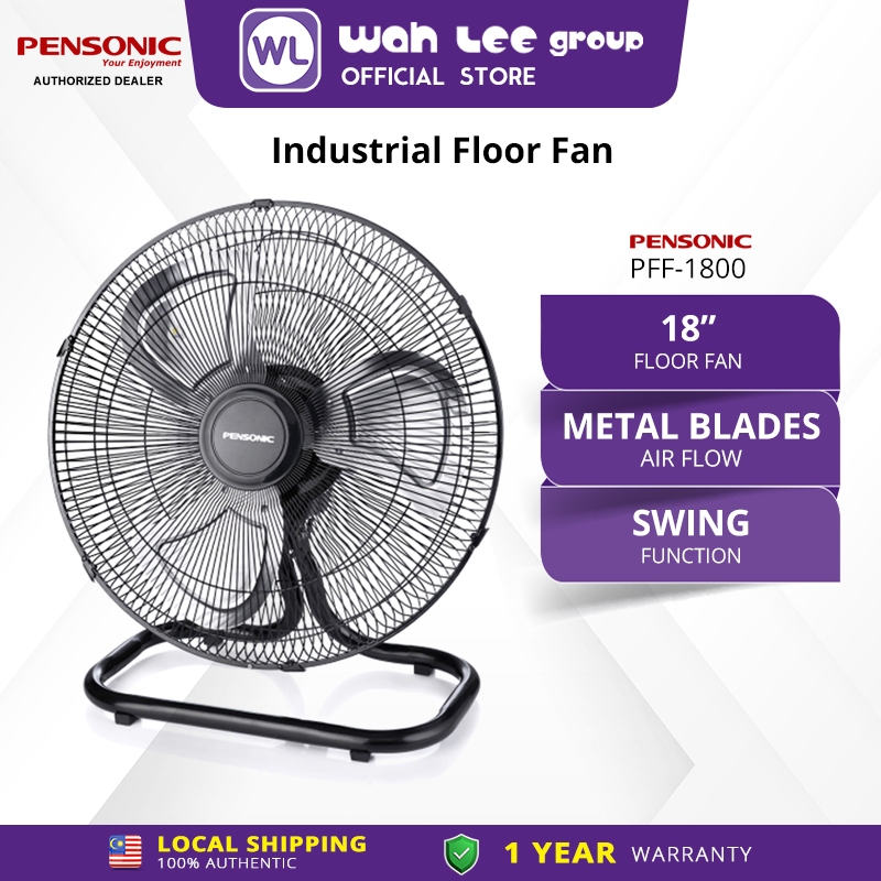 Pensonic Industrial Floor Fan | PFF-1800 WAH LEE STORE | Shopee Malaysia