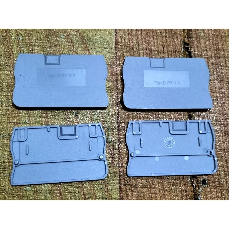 Distribution DIN Rail Universal Terminal Blocks Screw Panel Mount END ...