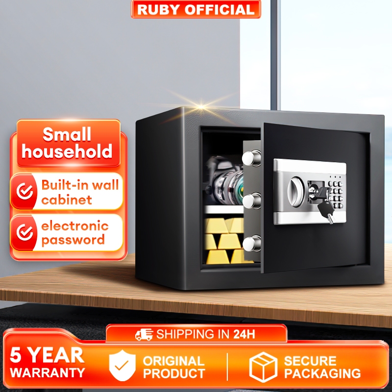 Safety Box Fireproof Safety Box Money Cash Box Safety Box at Home ...