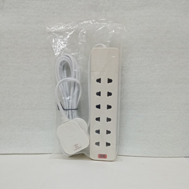 Multi Socket 2 Pin 6 Way -13A Plug Top | Shopee Malaysia