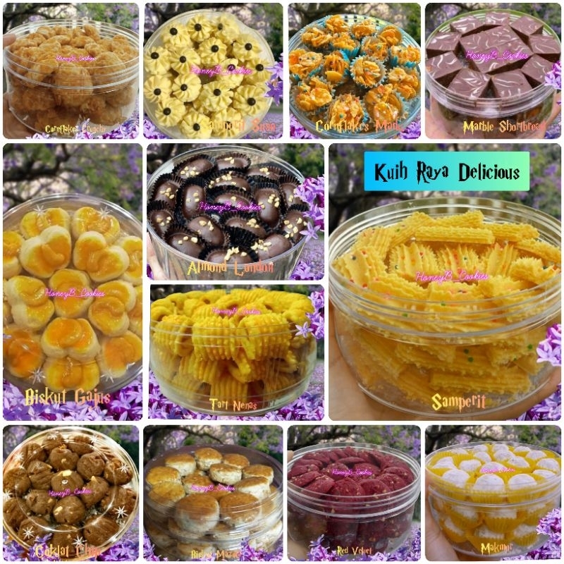 🔥READY STOK🔥ANEKA BISKUT KUIH RAYA💯 FRESH PRODUCE HOMEMADE COOKIES ...