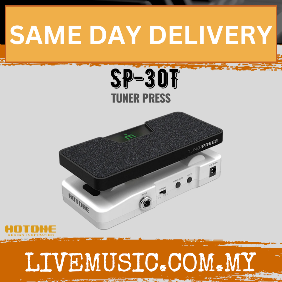 Hotone SP-30T Tuner Press Passive Volume/Expression Effects Pedal w ...