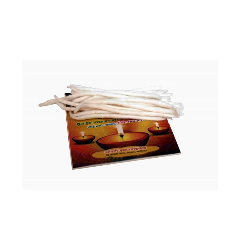 WHITE COTTON THIRI WICK 25 pcs | Shopee Malaysia