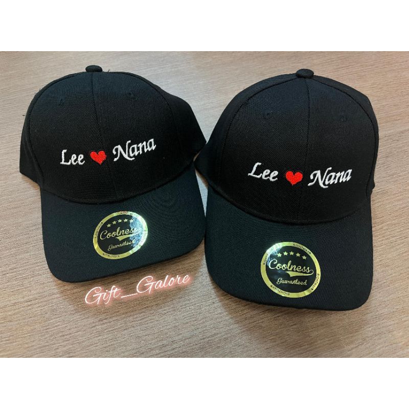 🔥Fast Shipping 🔥 Topi Custom sulam Nama/ Logo Embroidery/Baseball Cap ...