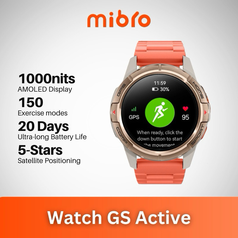 Xiaomi Mibro GS Active / Mibro GS Pro Smartwatch GPS 1.43" Always On ...