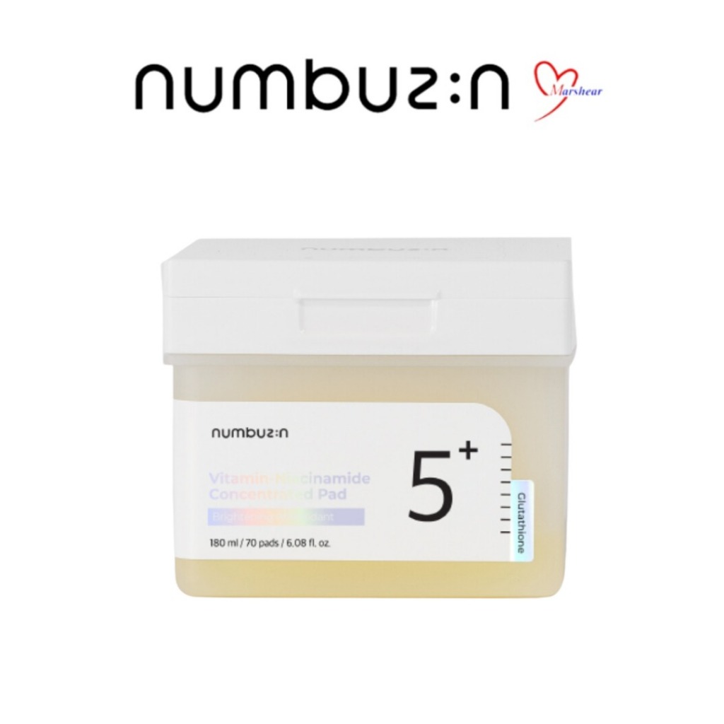 Numbuzin No.5 Vitamin Niacinamide Concentrated Pad 180ml (70pads) | Shopee Malaysia