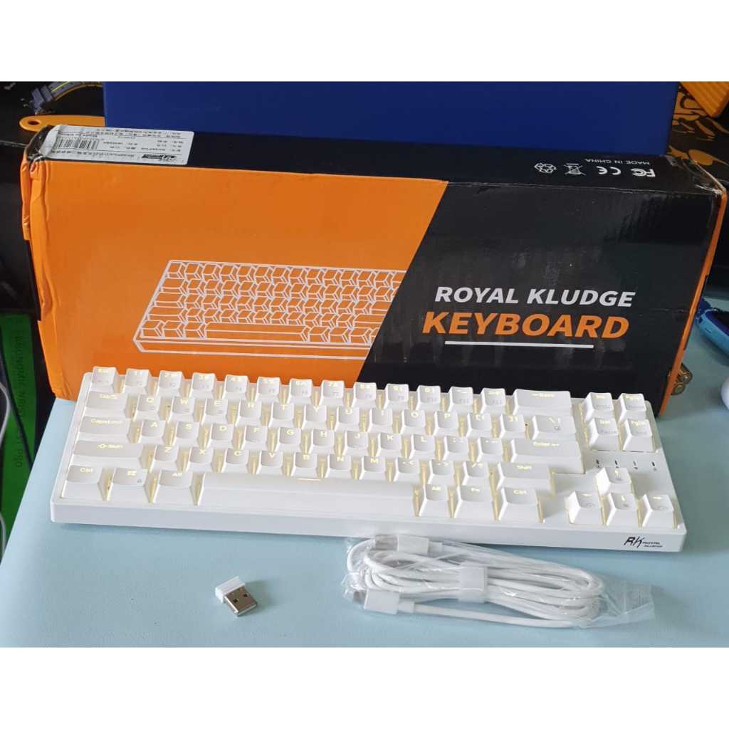 Stock Clearance!! Royal Kludge RK68-PLUS White Light 3 Modes Mechanical ...