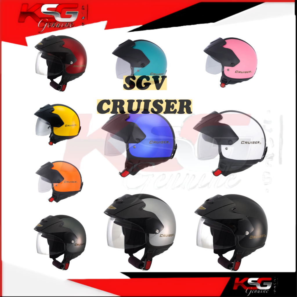 SGV CRUISER 2 HELMET WITH SIRIM APPROVED 100% ORIGINAL HELMET ...