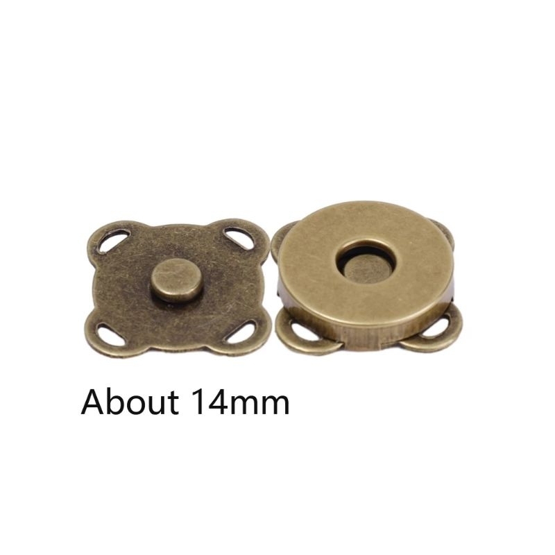 Button Magnet Clip on/Sew on magnet/Rivet magnet | Shopee Malaysia