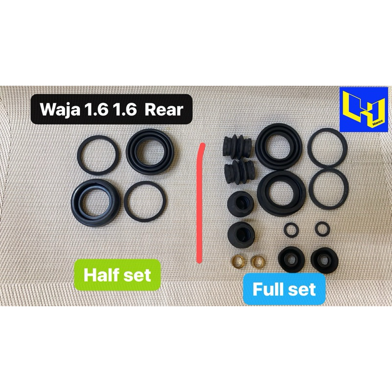 Proton Waja 1.6 1.8 Rear Disc repair kit half set / full set | Shopee ...
