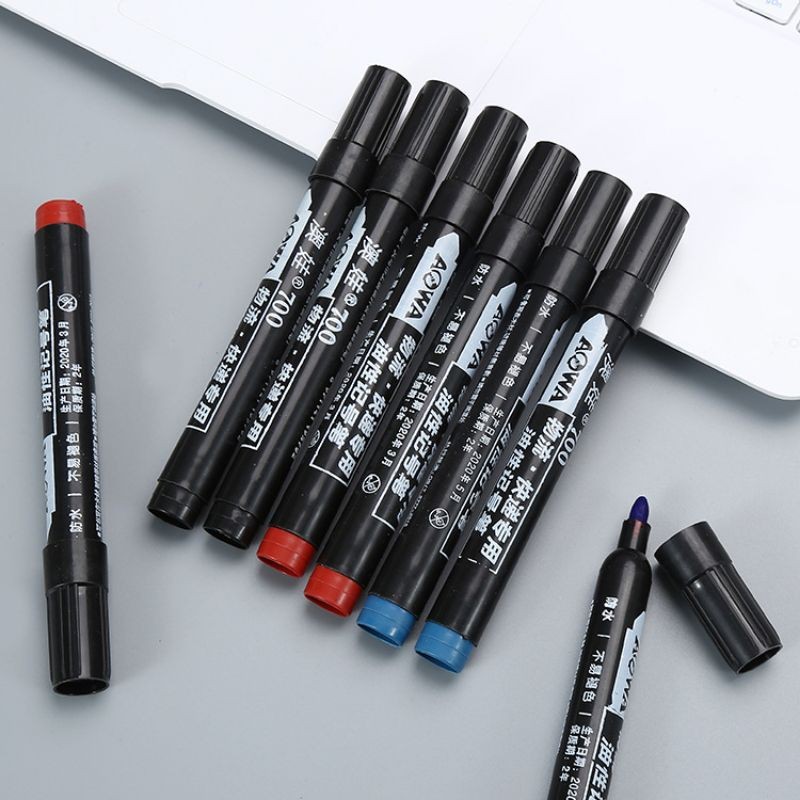 1.5mm AOWA Permanent Marker Pen Waterproof (Black ,Blue ,Red color ...