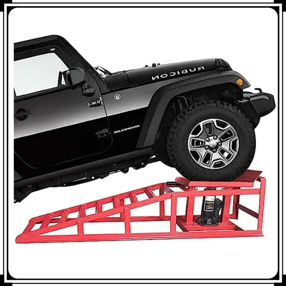 2pcs Car Repairing Ramps Economic 2000KGS Car Washing Hydraulic Ramps ...