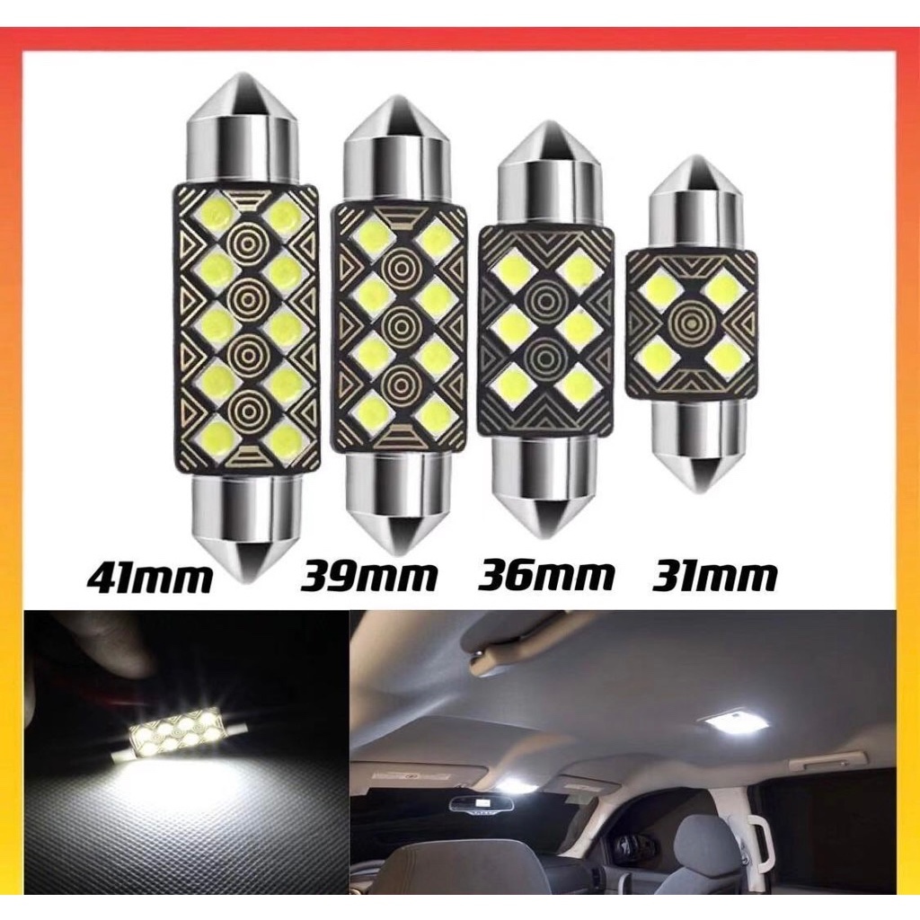 🔥 CAR LED DOOR LIGHT LAMP BULB Bonnet Boot Room LED Bulb Axia Bezza ...