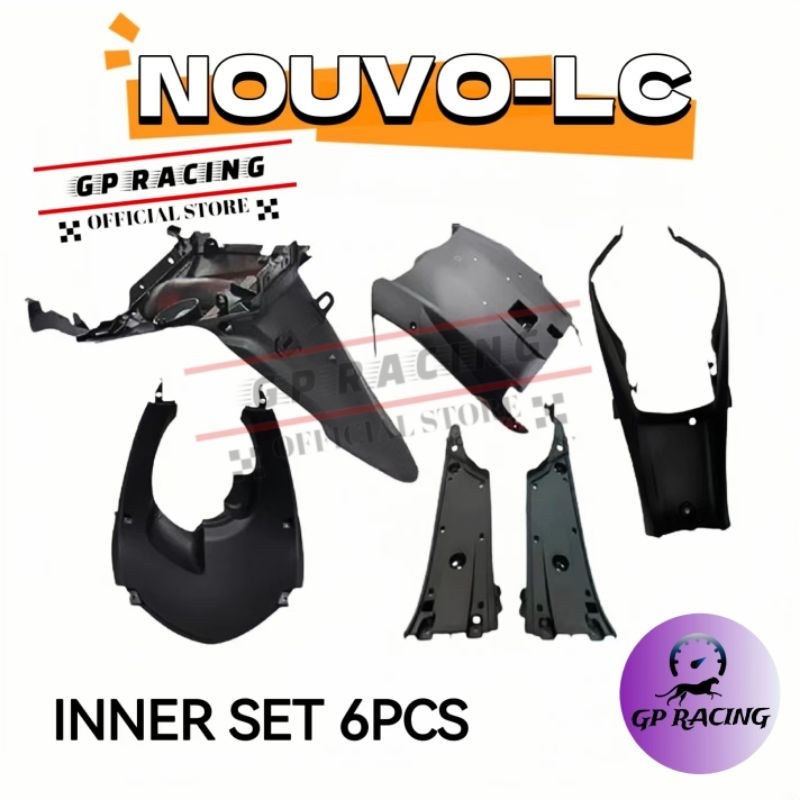 NOUVO LC inner cover set N/C cover "GP RACING" | Shopee Malaysia