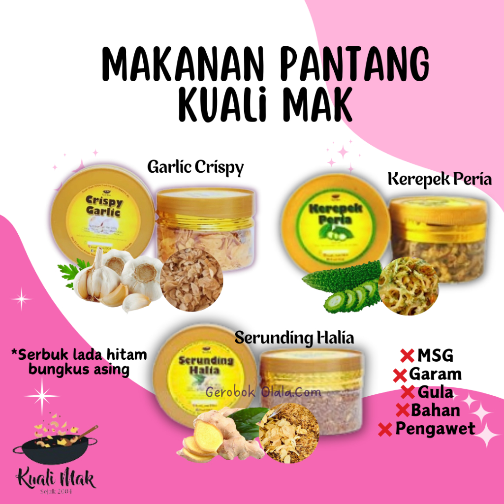 MAKANAN PANTANG | SNACK PANTANG | GARLIC CRISPY | KEREPEK PERIA ...
