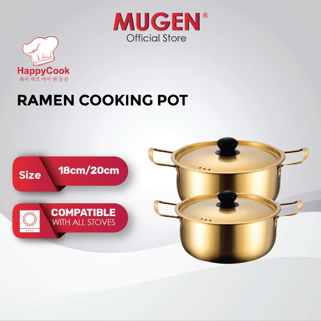 HappyCook Korean Gold Noodle Pot | Shopee Malaysia