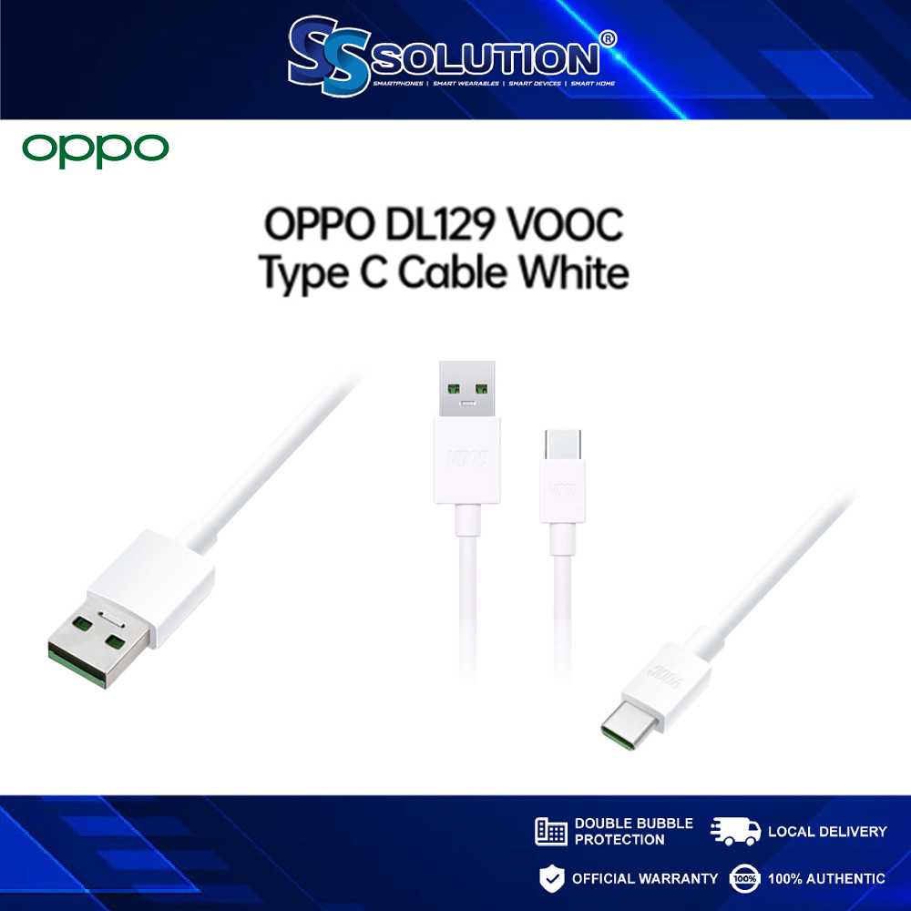 OPPO CABLE USB A TO TYPE C WHITE | Shopee Malaysia